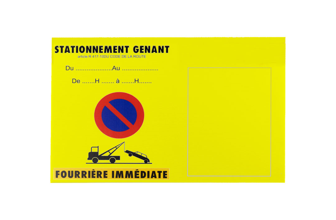 Panneau stationnement gênant - Silkolor